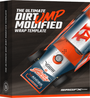 The Ultimate UMP Dirt Modified Template | School of Racing Graphics