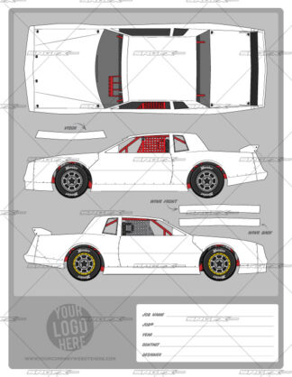 Street Stock Template 1 | School of Racing Graphics