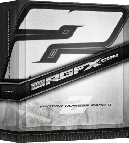 Vector Racing Number Set 2 | School of Racing Graphics