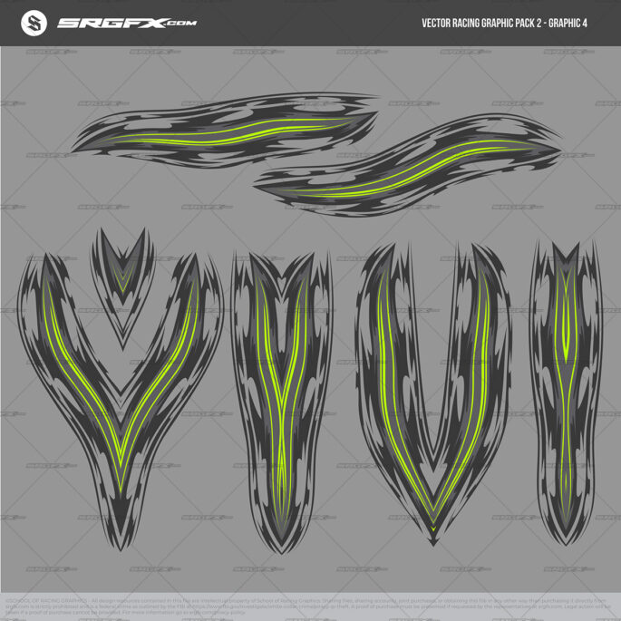 Vector Racing Graphic Pack 2 | School of Racing Graphics