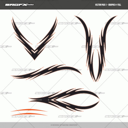Vector Racing Graphics Pack 1 | School of Racing Graphics