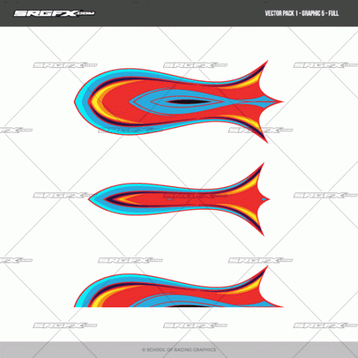 Vector Racing Graphics Pack 1 | School of Racing Graphics