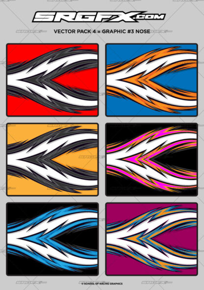 Vector Racing Graphics Pack 4 | SRGFX.com