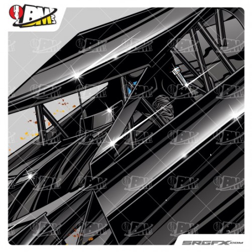 Big Block Modified Illustration 1 | School of Racing Graphics