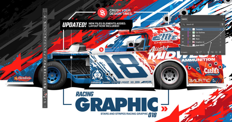 Dirt Modified Wrap Layouts Archives | School of Racing Graphics