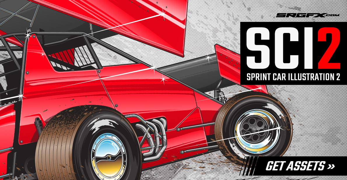 Winged/Wingless Sprint Illustration 2 | School of Racing Graphics