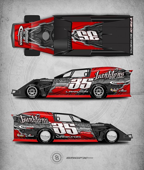 Dirt Modified Template 2 | SRGFX.com