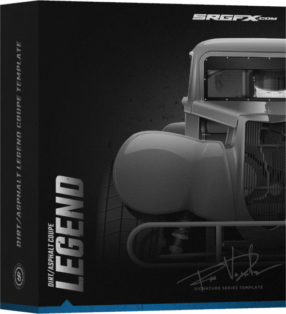 Dirt/Asphalt Coupe Legend Template | School of Racing Graphics