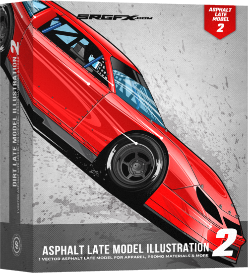 Original ABC Asphalt Late Model Illustration Archives | School of ...