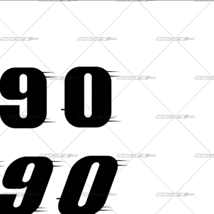 Vector Racing Number Set 22 | School of Racing Graphics