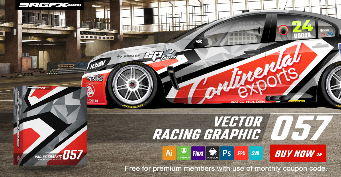 Vector Racing Graphic 057 | School of Racing Graphics