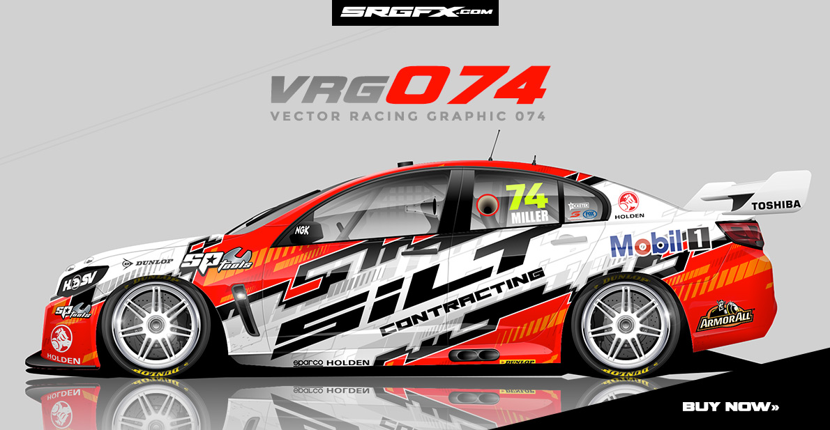 Geometric Hatched Racing Graphic 074 | School of Racing Graphics