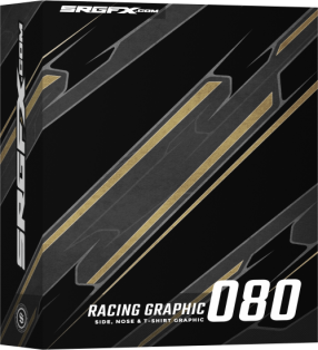 Aggressive Razor Sharp Racing Graphic 080 | School of Racing Graphics