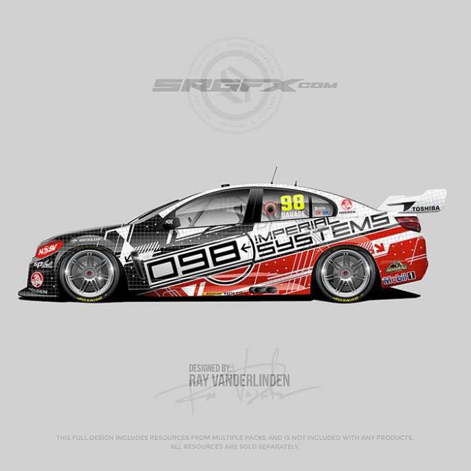 Imperial Systems 2019 V8 Super Car | School of Racing Graphics