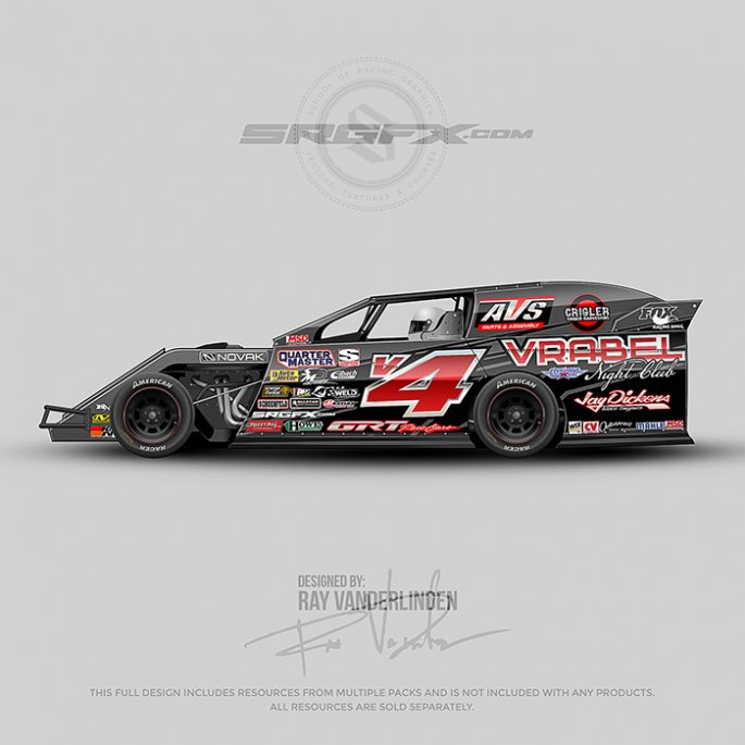 Vector Racing Graphic Starter Pack 9 | School of Racing Graphics