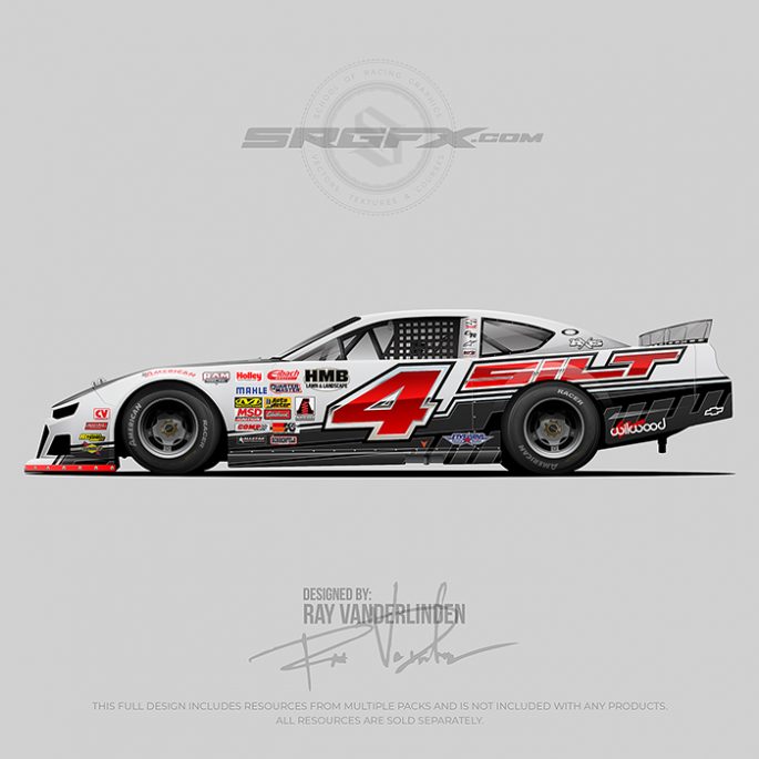Vector Racing Graphic Starter Pack 9 | School of Racing Graphics