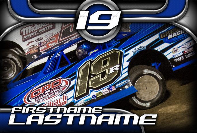 Hero Card Template 4 | School of Racing Graphics