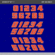 Vector Racing Number Set 32 | School of Racing Graphics