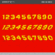 Vector Racing Number Set 34 | School of Racing Graphics
