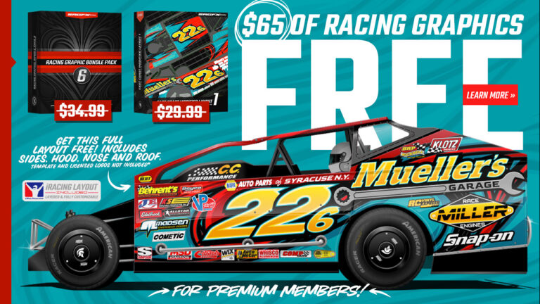 How to get East Coast Modified Layout 1 FREE! | School of Racing Graphics