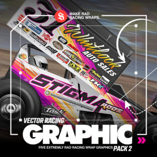 Vector Racing Graphic Pack 2 | School of Racing Graphics