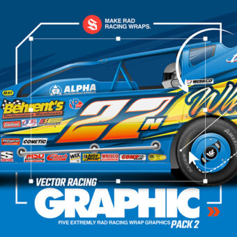 Vector Racing Graphic Pack 2 | School of Racing Graphics