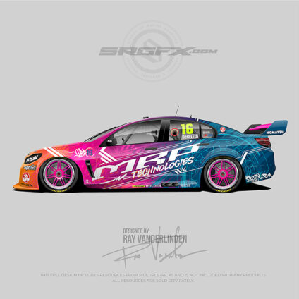 Sponsor Template Pack 4 | School of Racing Graphics