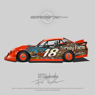 Crate Street Stock Template | School of Racing Graphics