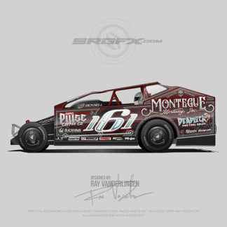 Montegue Mortuary 2023 East Coast Modified | School of Racing Graphics