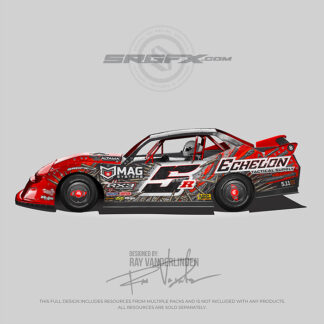 Crate Street Stock Template | School of Racing Graphics