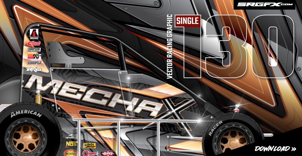 Vector Racing Graphic 130 | SRGFX.com
