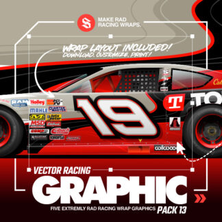 Vector Racing Graphic Pack 13 | School of Racing Graphics