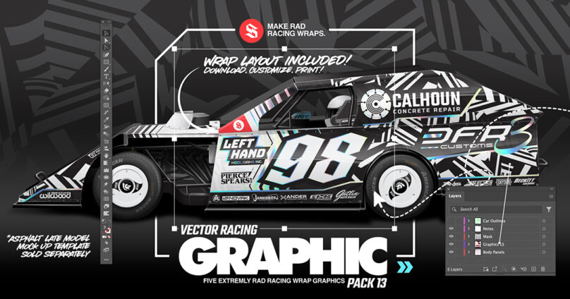 Dirt Modified Wrap Layouts Archives | Page 2 of 3 | School of Racing ...