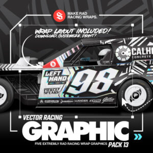 Vector Racing Graphic Pack 13 | School of Racing Graphics
