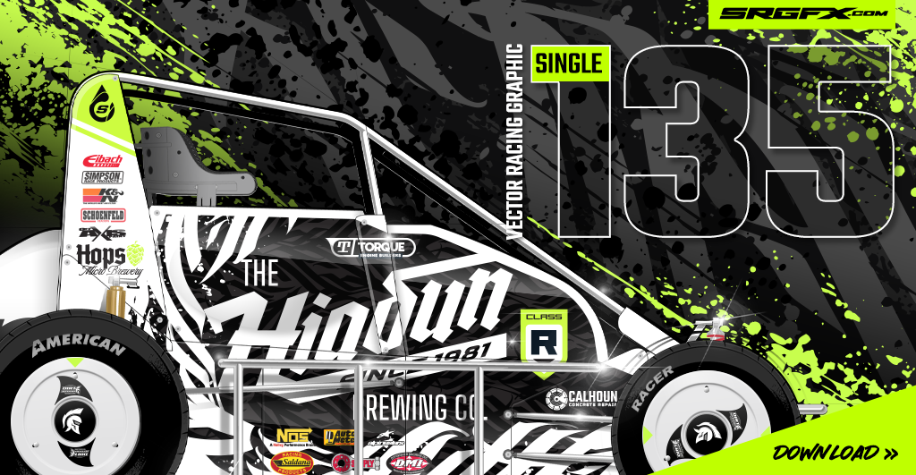 Vector Racing Calligraphy Tribal Graphic 135 | SRGFX.com