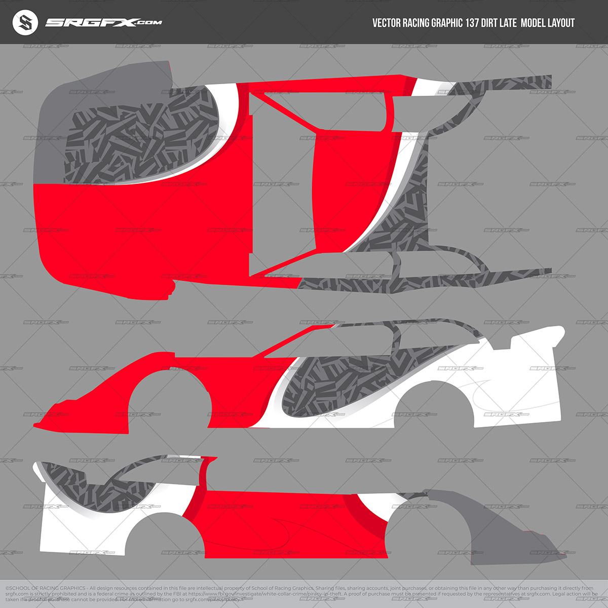 SRGFX Racing Razor Wave Graphic 137 | SRGFX.com