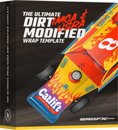 The Ultimate IMCA USRA Dirt Modified Template | School of Racing Graphics