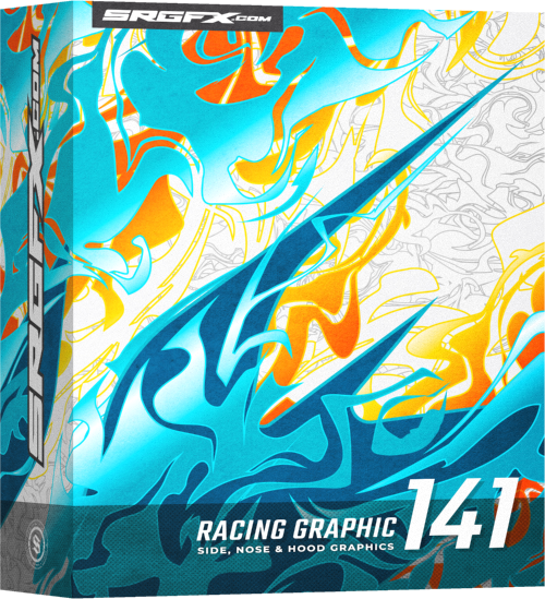 SRGFX Fire and Ice Racing Graphic 141 | SRGFX.com