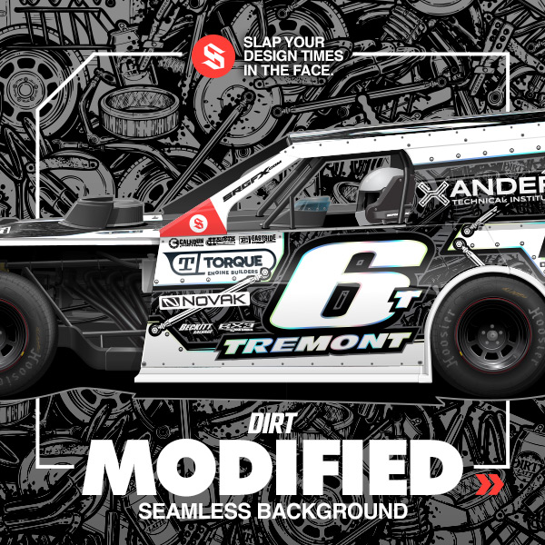 Seamless Background Dirt Modified Pack | School of Racing Graphics