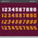 Convex Bold Racing Number Set 41 | School of Racing Graphics