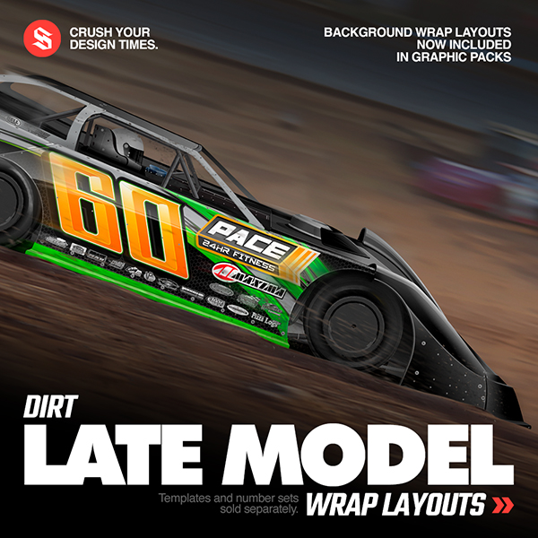 Dirt Late Model Wrap Layouts Archives | School of Racing Graphics