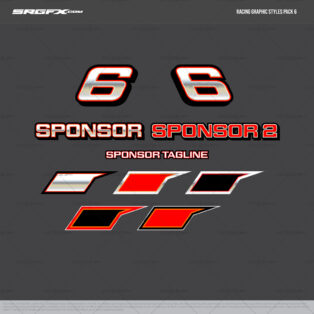 Racing Graphic Styles Pack 6 | School of Racing Graphics
