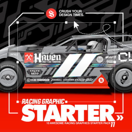 Vector Racing Graphic Starter Pack 11 | School of Racing Graphics