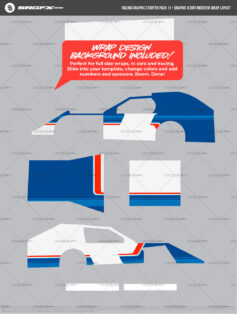 Vector Racing Graphic Starter Pack 11 | School of Racing Graphics