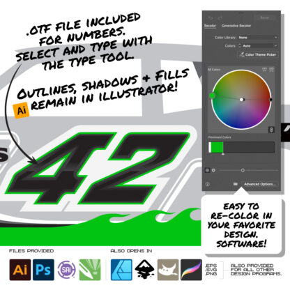 Modern Throwback Racing Wrap Graphic Bundle Pack 25 | School of Racing ...